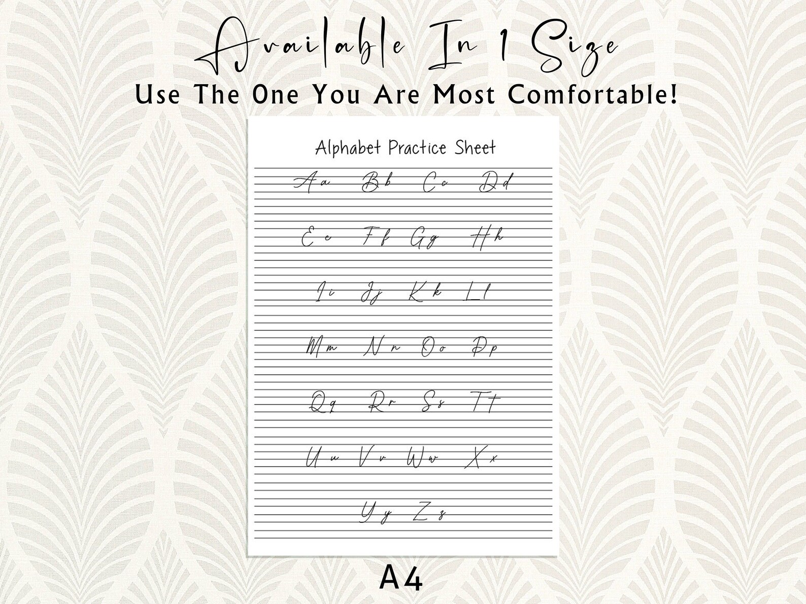 Alphabet Handwriting Practice Sheet, Printable Handwriting Worksheets ...