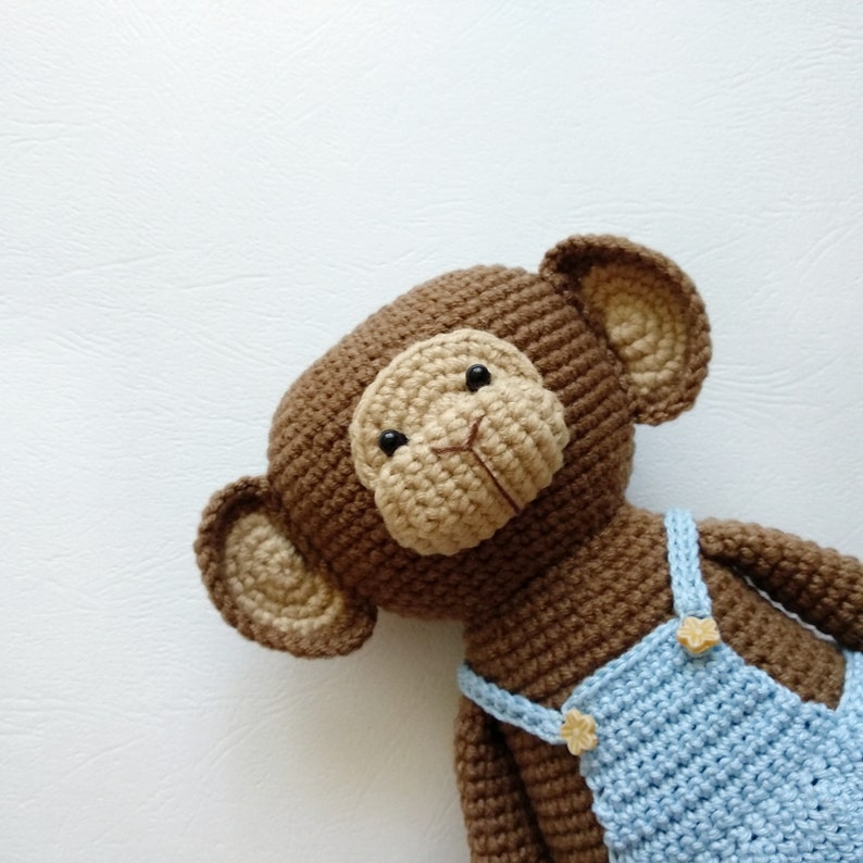CROCHET PATTERN Monkeys Zoo Kids / Easy Amigurumi Toy to Crochet, Mini Twins Monkey on Baby ...