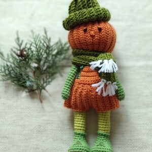 Halloween Crochet Doll PATTERN / Amigurumi Pumpkin Head Toy, Fall ...