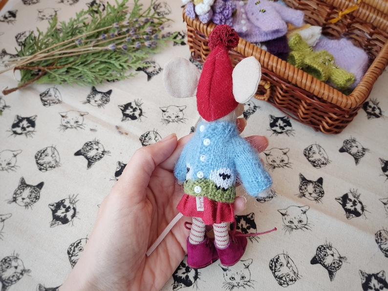 Maileg Mouse KNITTING PATTERN Sheep Cardigan for Big Sister on Easter ...