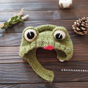 Frog Hat for Paola Reina Doll KNITTING PATTERN on Halloween/ Toad ...