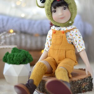 Frog Hat for Paola Reina Doll KNITTING PATTERN on Halloween/ Toad ...