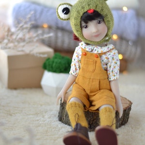 Frog Hat for Paola Reina Doll KNITTING PATTERN on Halloween/ Toad ...