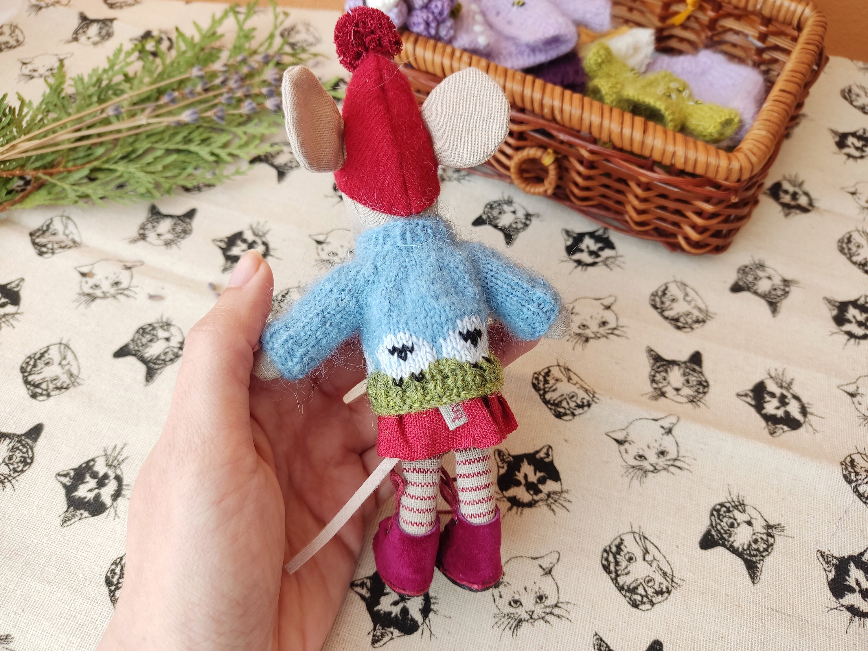 Souris Maileg KNITTING PATTERN Cardigan mouton pour Grande - Etsy France