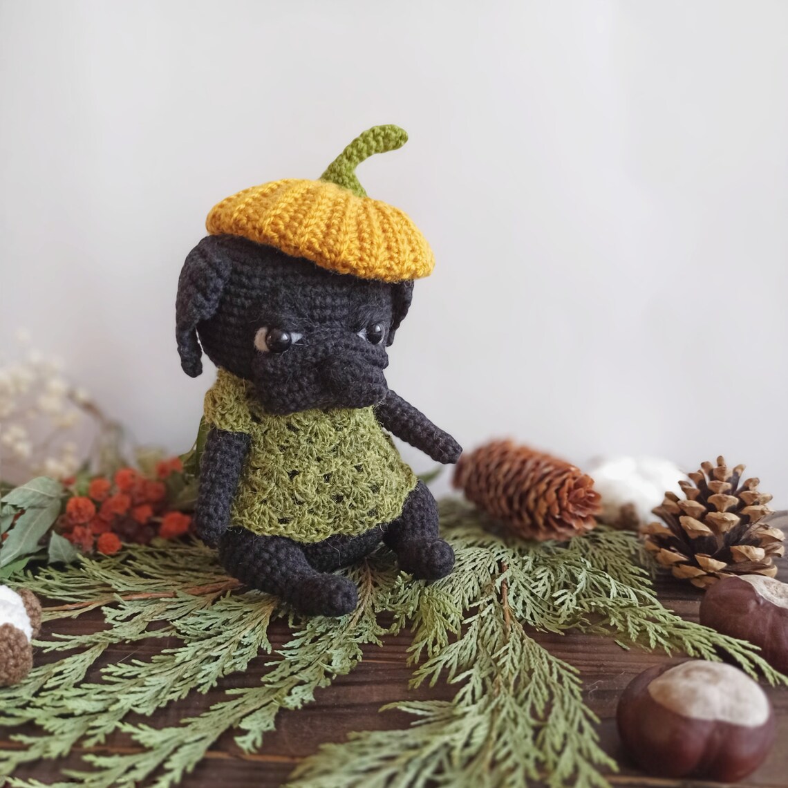 Amigurumi Pug the Puppy CROCHET PATTERN / Stuffed Frenchie Toy - Etsy