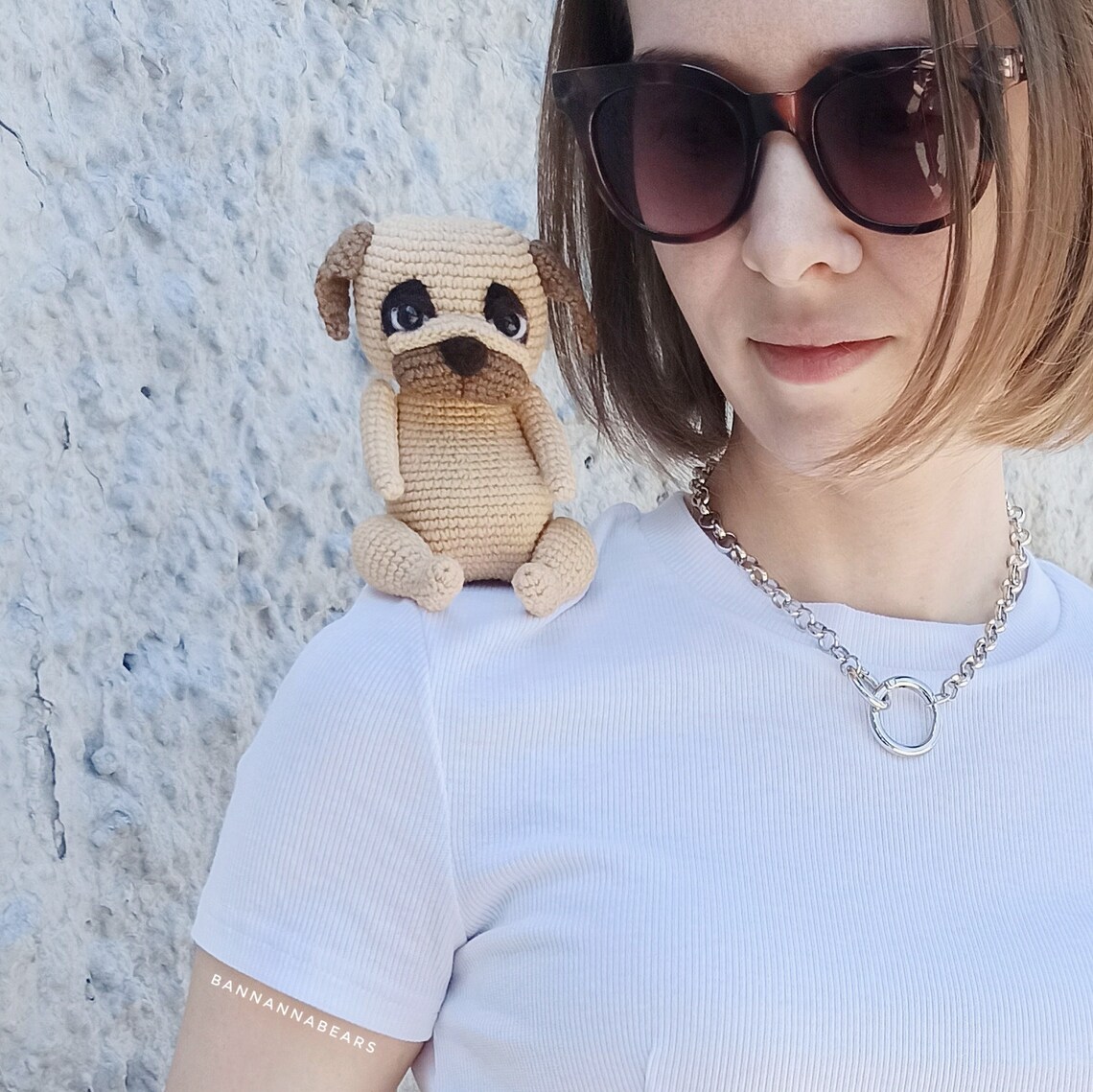 Amigurumi Pug the Puppy CROCHET PATTERN / Stuffed Frenchie Toy - Etsy