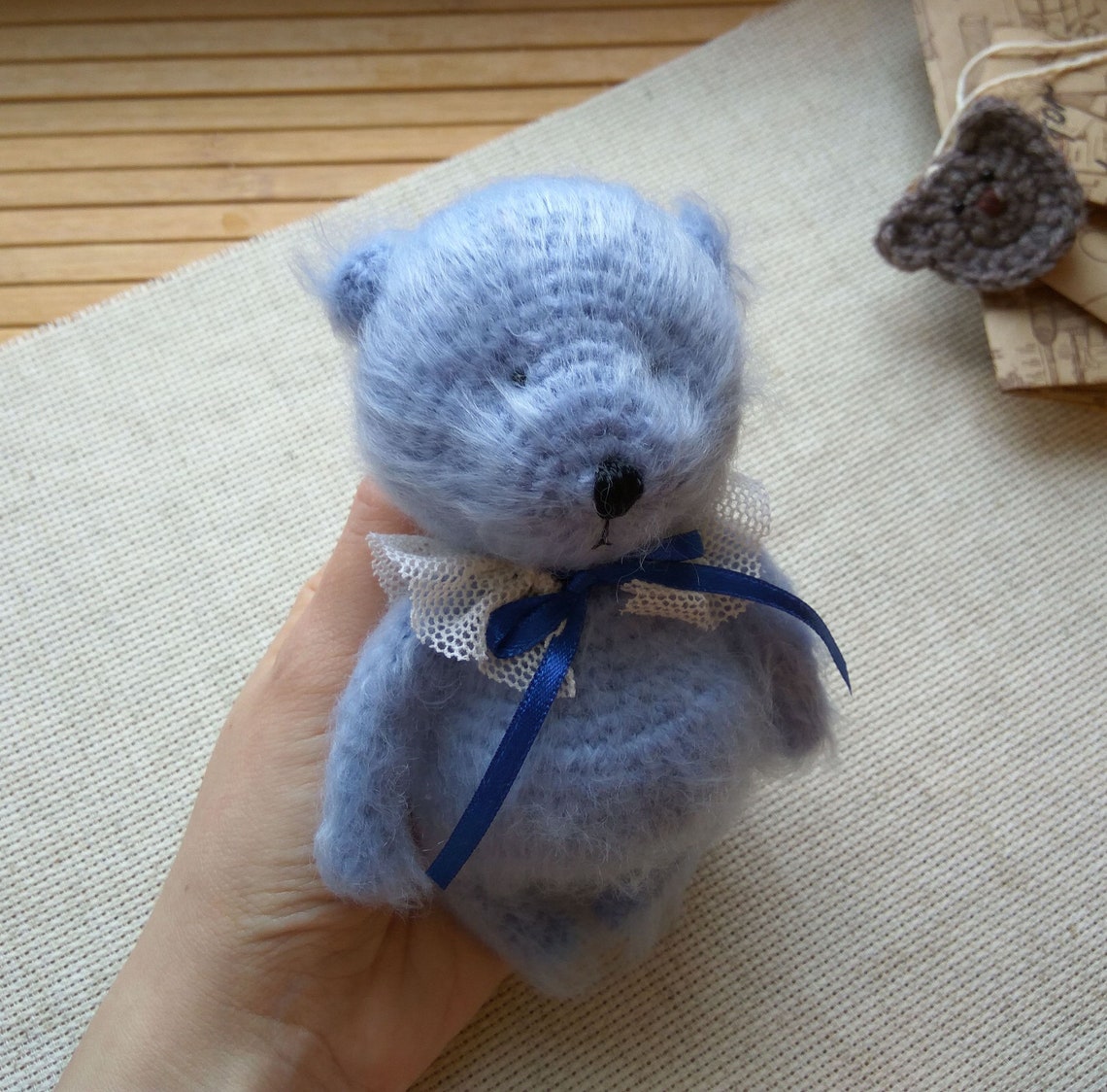 Crochet Mini Bear PATTERN / Amigurumi Teddy Bear Crochet Pdf, Stuffed ...