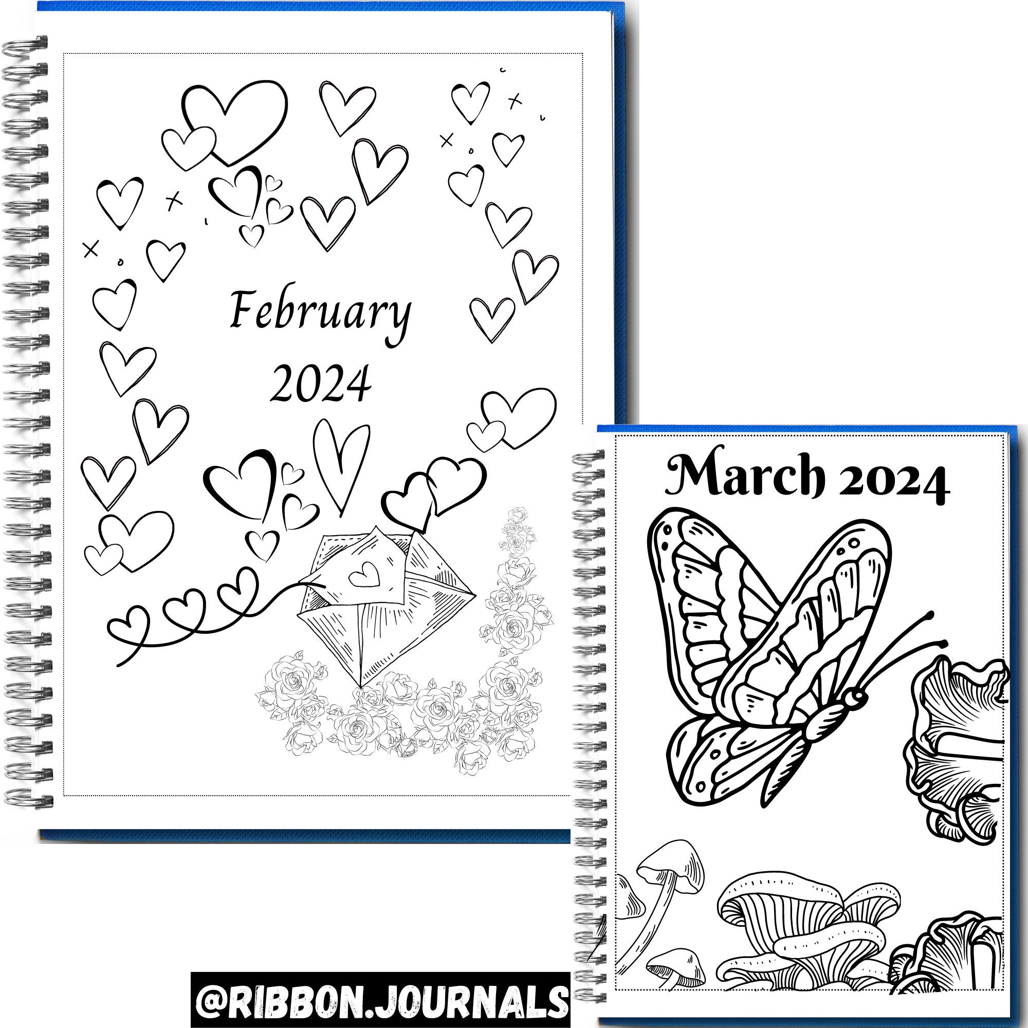 Monthly Cover Page Dated Customizable Bullet Journal Pages Bullett ...