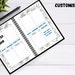 A4 Printable Planner Bujo Pages 5 Weekly Spreads Bullett Journal ...