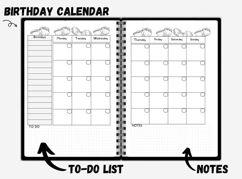 A4 Complete Pack Planner Printable Bujo Insert 5 Weekly Spread - Etsy