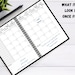 A4 Printable Planner Bujo Pages 5 Weekly Spreads Bullett Journal ...