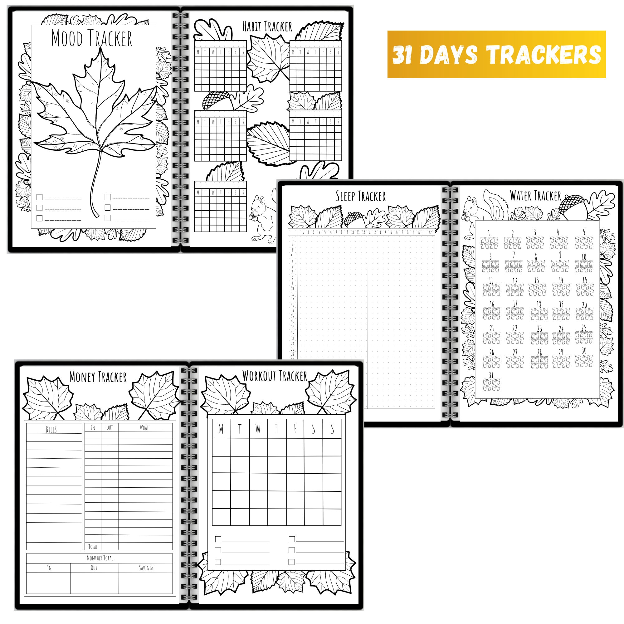 Printable Bullett Journal Printable Monthly Calendar Goal - Etsy