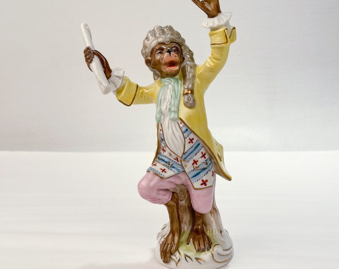 19th Century German Monkey Band Porcelain Figurines Sold Seperately - Etsy
