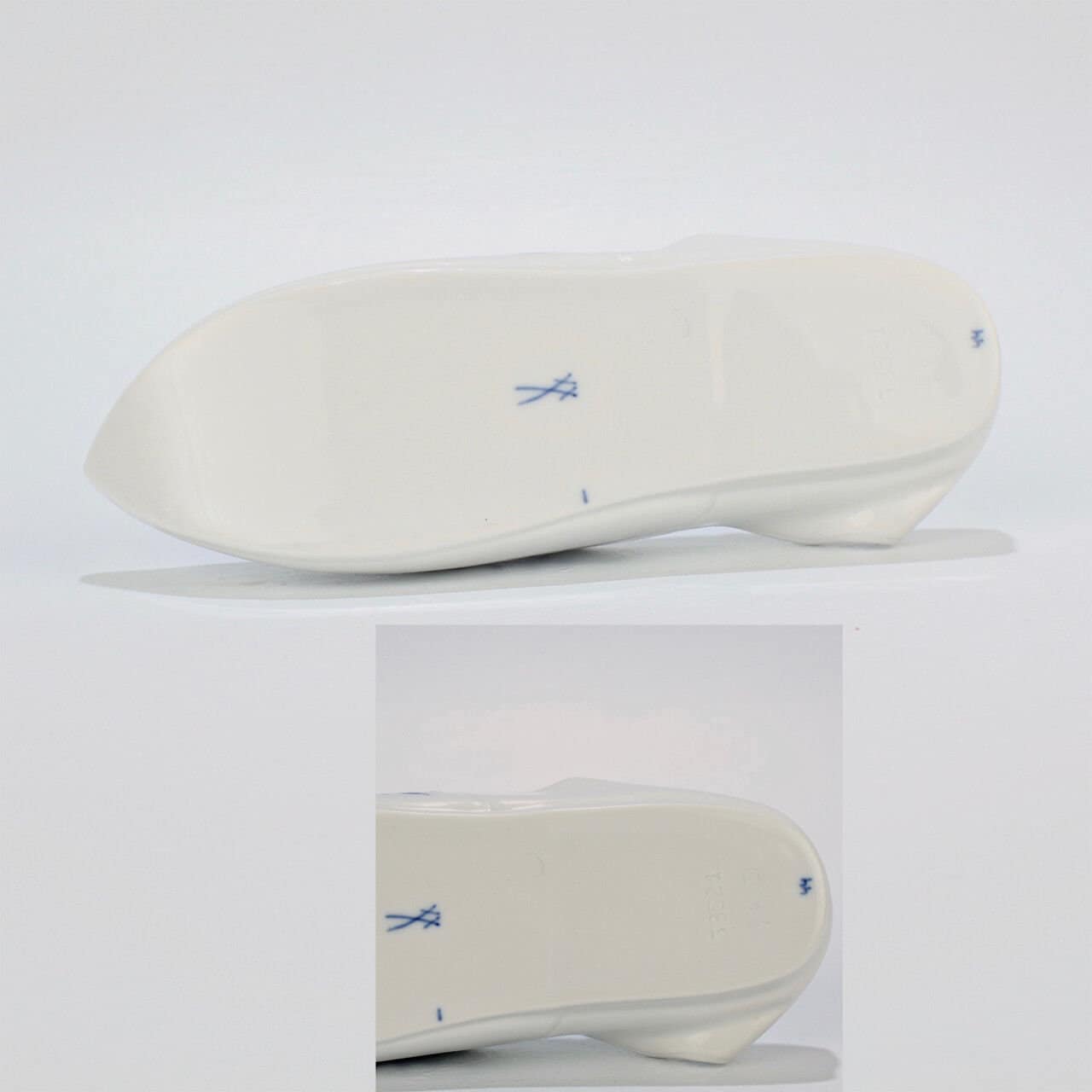 Vintage Meissen Porcelain Blue Onion Pattern Shoe or Slipper ...