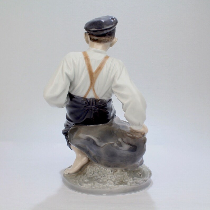 Royal Copenhagen Shepherd Boy on Rock Figurine No. 1659 - Thomsen PC - Etsy
