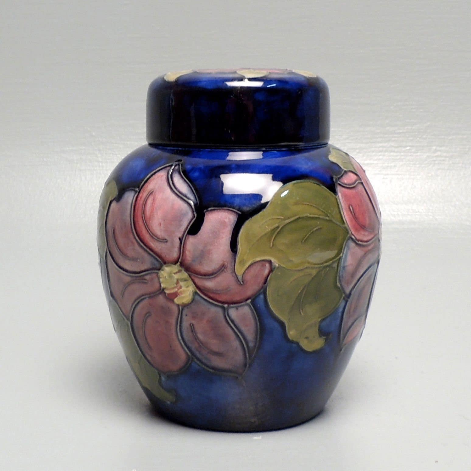 Vintage Moorcroft Pottery Clematis Covered Ginger Jar - Ginger Pot - Etsy