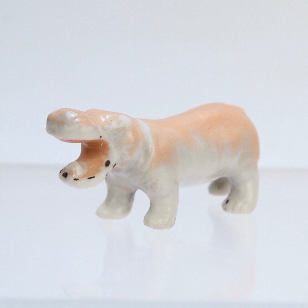 Vintage Metzler & Ortloff German Miniature Hippo Figurine - PC - Etsy