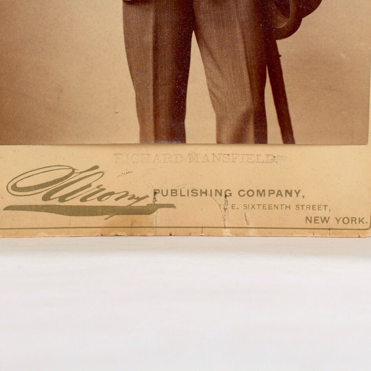 Antique Cabinet Photo of English Actor Richard Mansfield - Stage ...