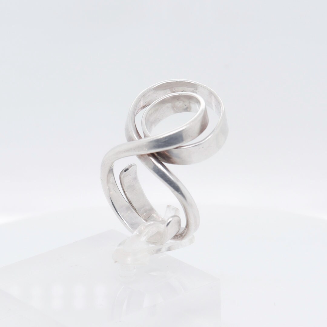 Vintage Norwegian Modernist Sterling Silver Ring by Norway Designs - Etsy