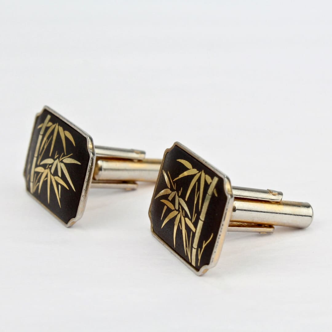 Pair of Vintage Estate Japanese Shakudo Mixed Metals Cufflinks - Etsy
