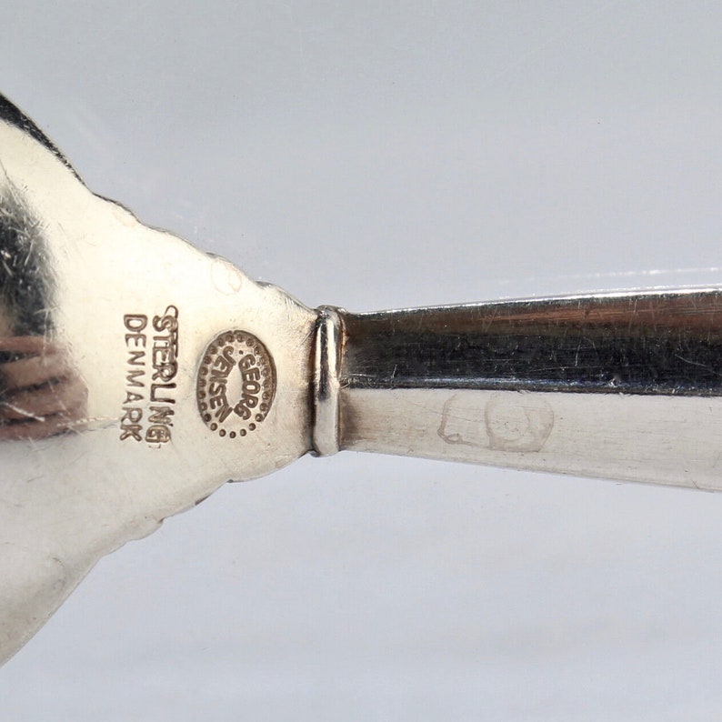 Vintage Georg Jensen Acanthus Sterling Silver Sugar Shovel or Flat ...