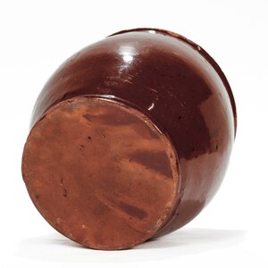 Small Antique Ovoid Mid-atlantic Redware Pottery Flower Pot - Etsy