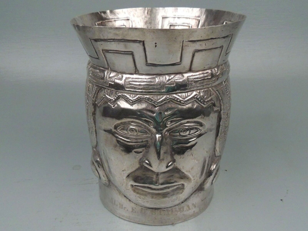Peruvian Silver Presentational Vase by Pereda - 1940 - Dr. Elvin C ...