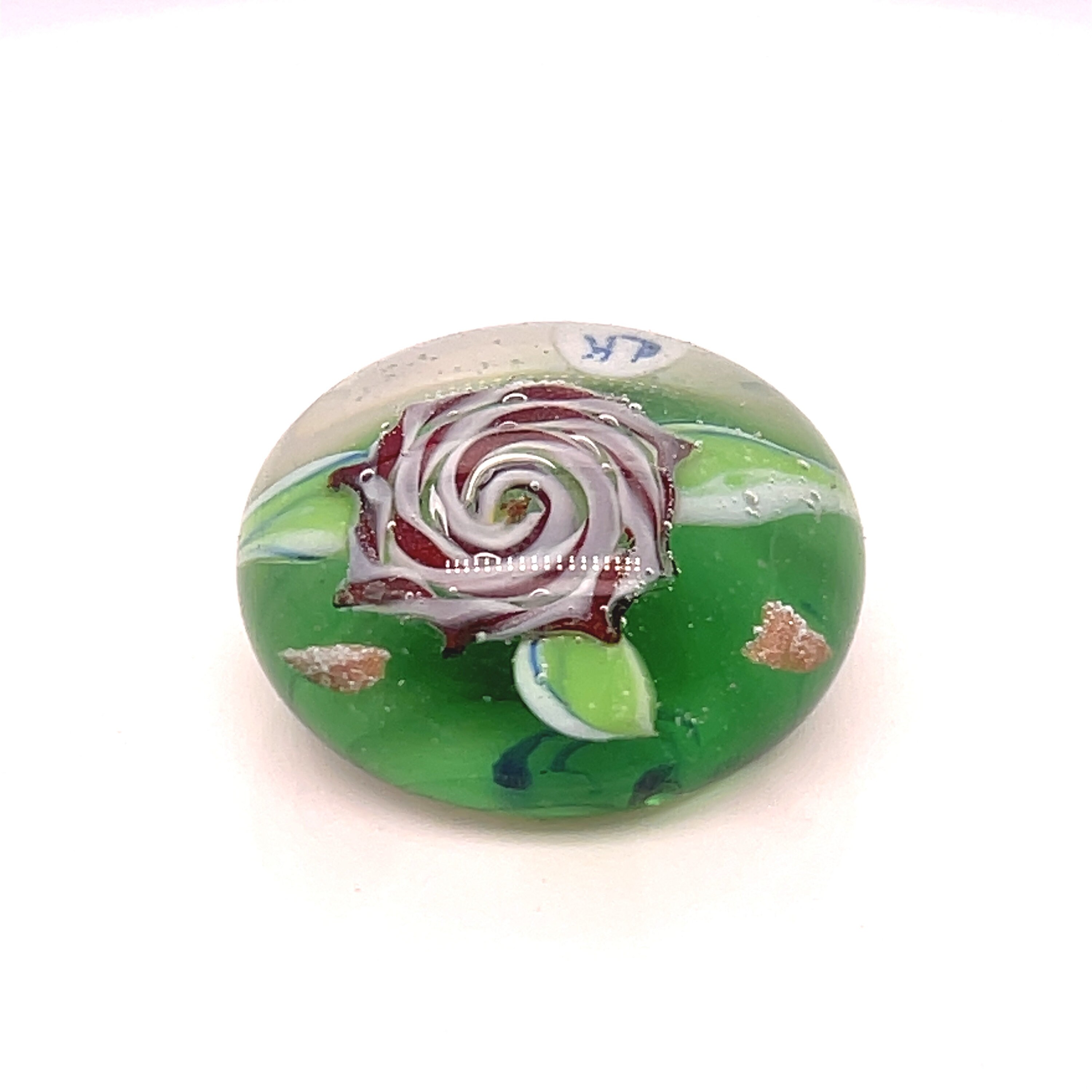 Signed Vintage Miniature Studio Glass Lampwork Paperweight by Lewis ...