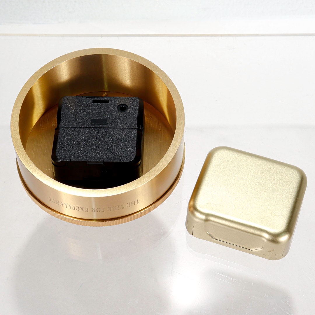 Relide Mid-century Modern Brass Desk Sized Quartz World Clock - Etsy