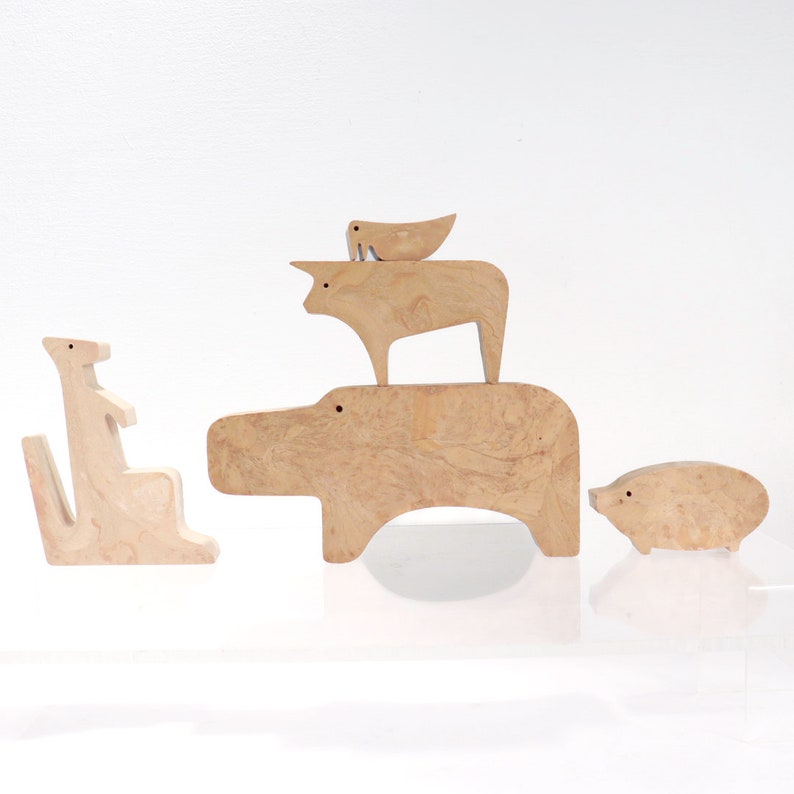 Complete Boxed 16 Animali Puzzle Set by Enzo Mari for Danesse Milano - Etsy