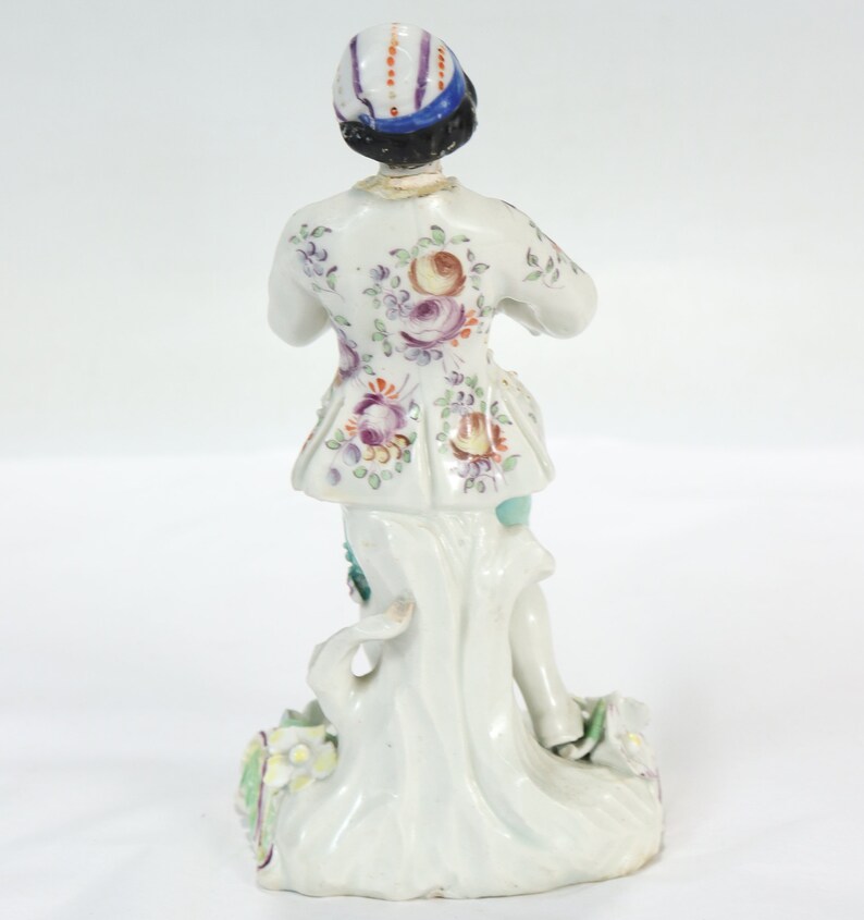 Antique 18th Century Bow English Porcelain Figure of a Flute Player - Etsy