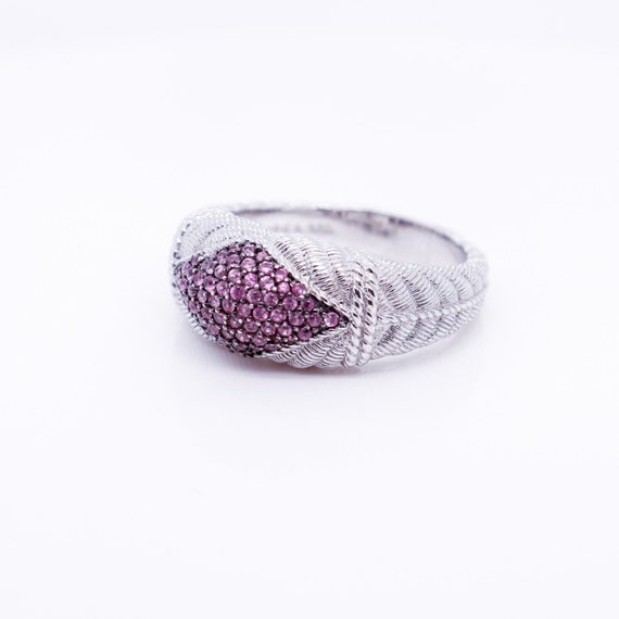 Judith Ripka Pave Set Sapphire Solid Sterling Silver … - Gem