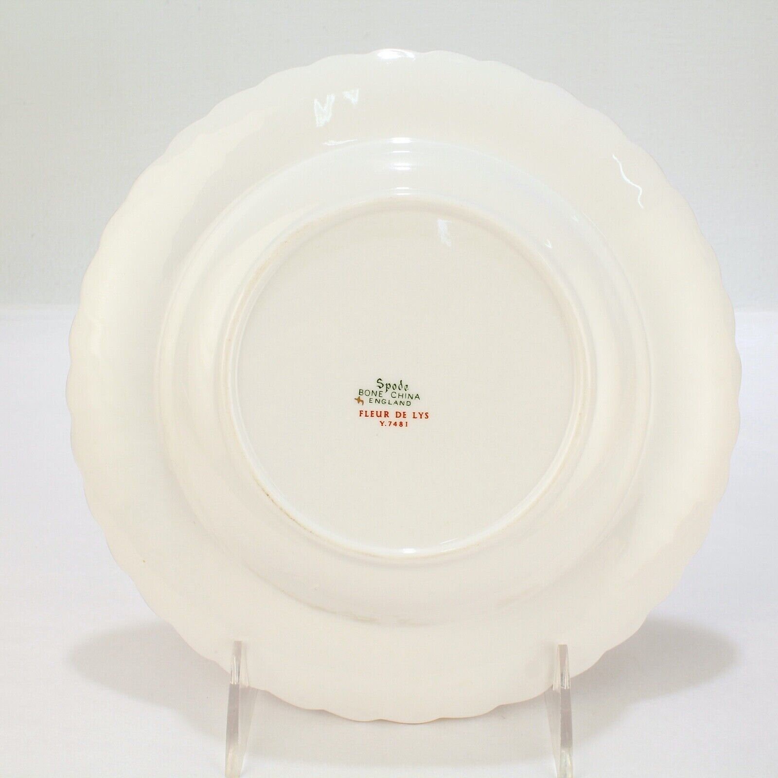 Set of 3 Spode Fleur De Lys Red Bone China Rim Soup Bowls - Etsy