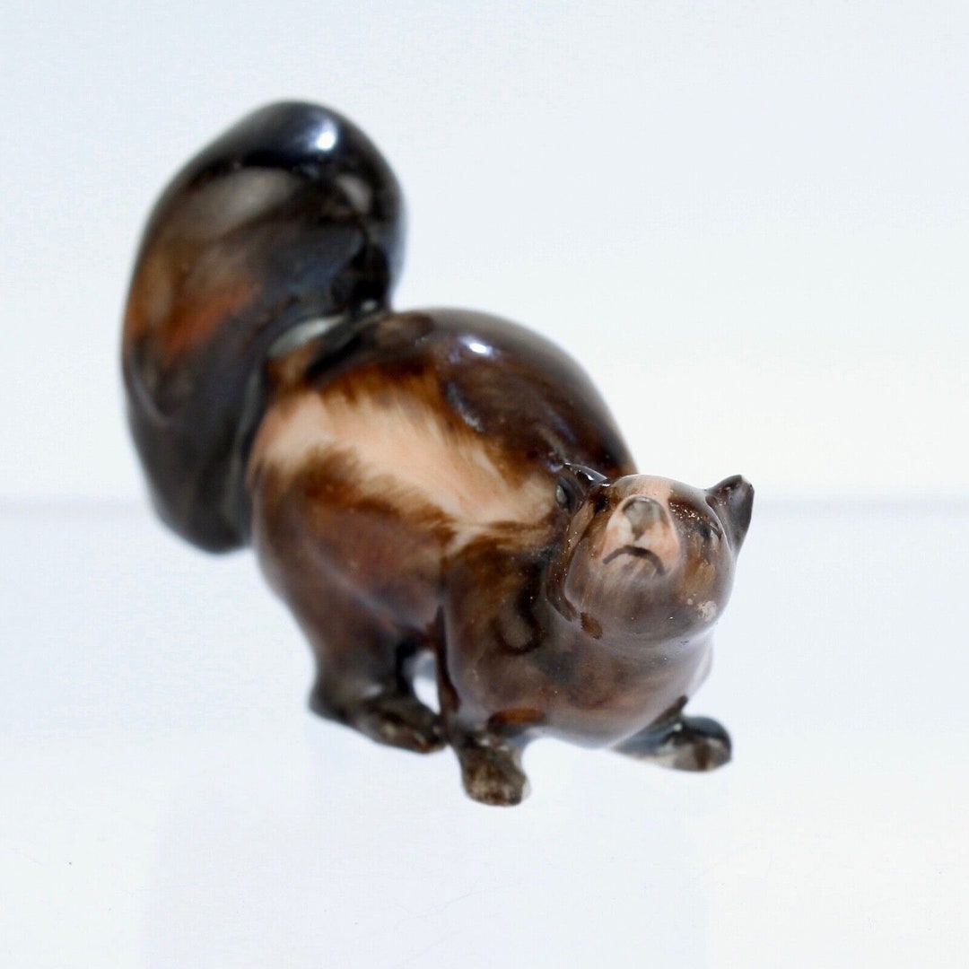 Vintage Metzler & Ortloff German Miniature Skunk Figurine - 1 - Etsy