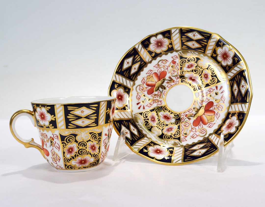 Royal Crown Derby Traditional Imari Breakfast Cup & Saucer Model No ...