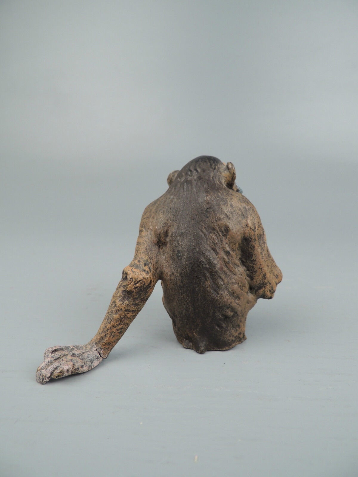 Cold Painted Vienna Bronze of a Seated Monkey or Chimpanzee - Austrian ...