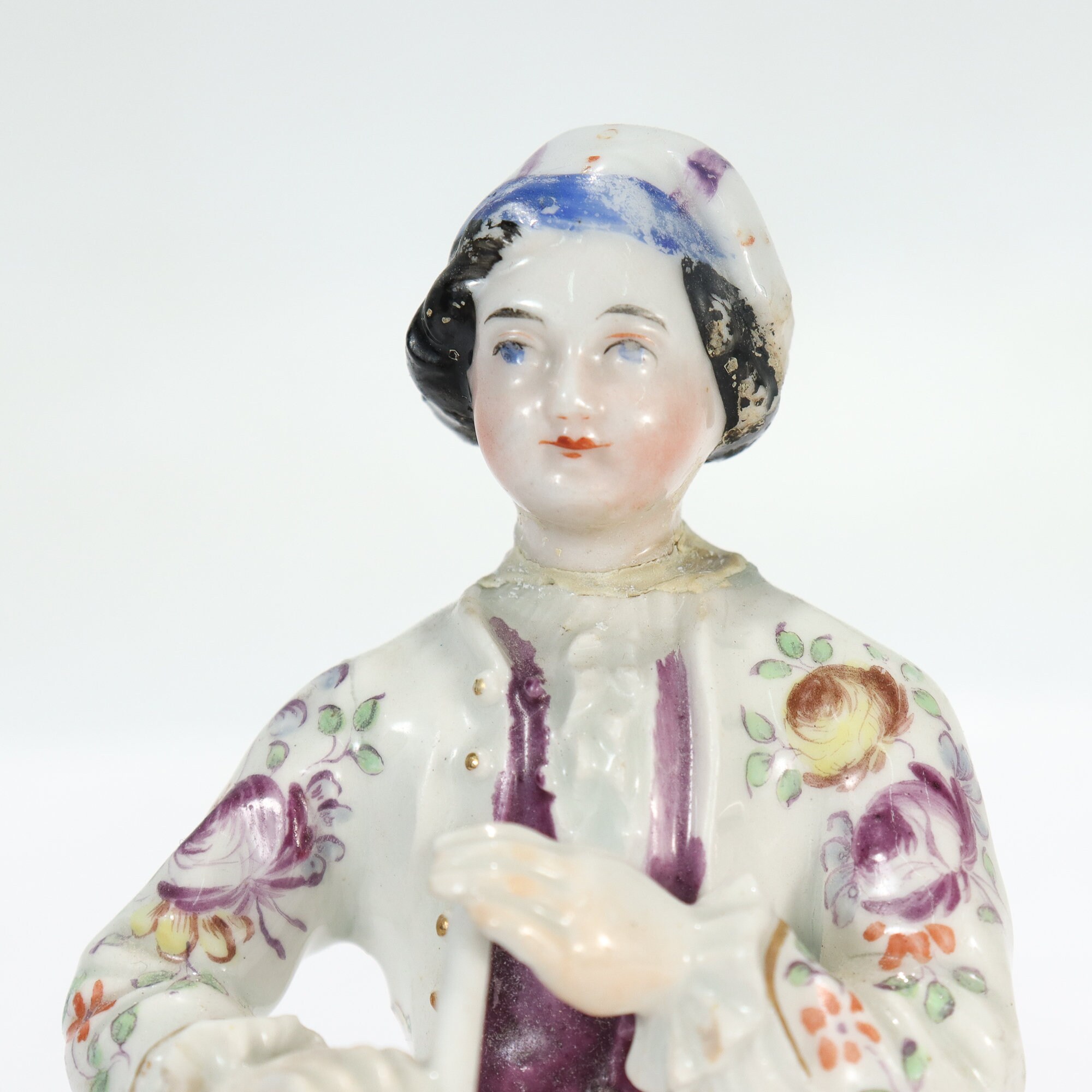 Antique 18th Century Bow English Porcelain Figure of a Flute Player - Etsy