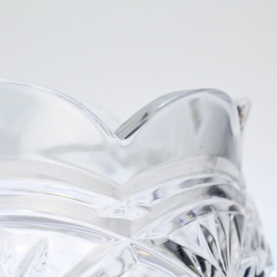 Waterford Crystal Master Cutter Scalloped Edge Footed Bowl ...