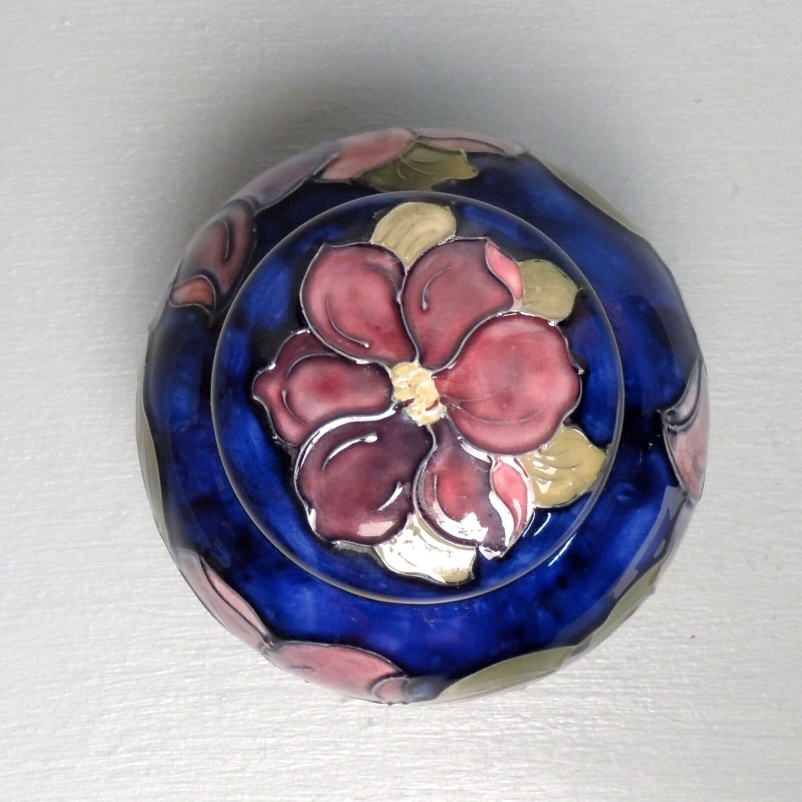 Vintage Moorcroft Pottery Clematis Covered Ginger Jar - Ginger Pot - Etsy