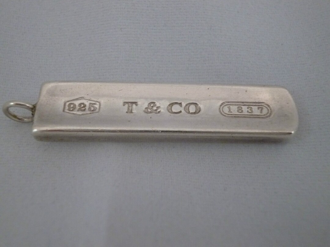Tiffany & Co 2001 1837 Sterling Silver 925 Pendant 1 of Many Tiffany Estate SL - Etsy