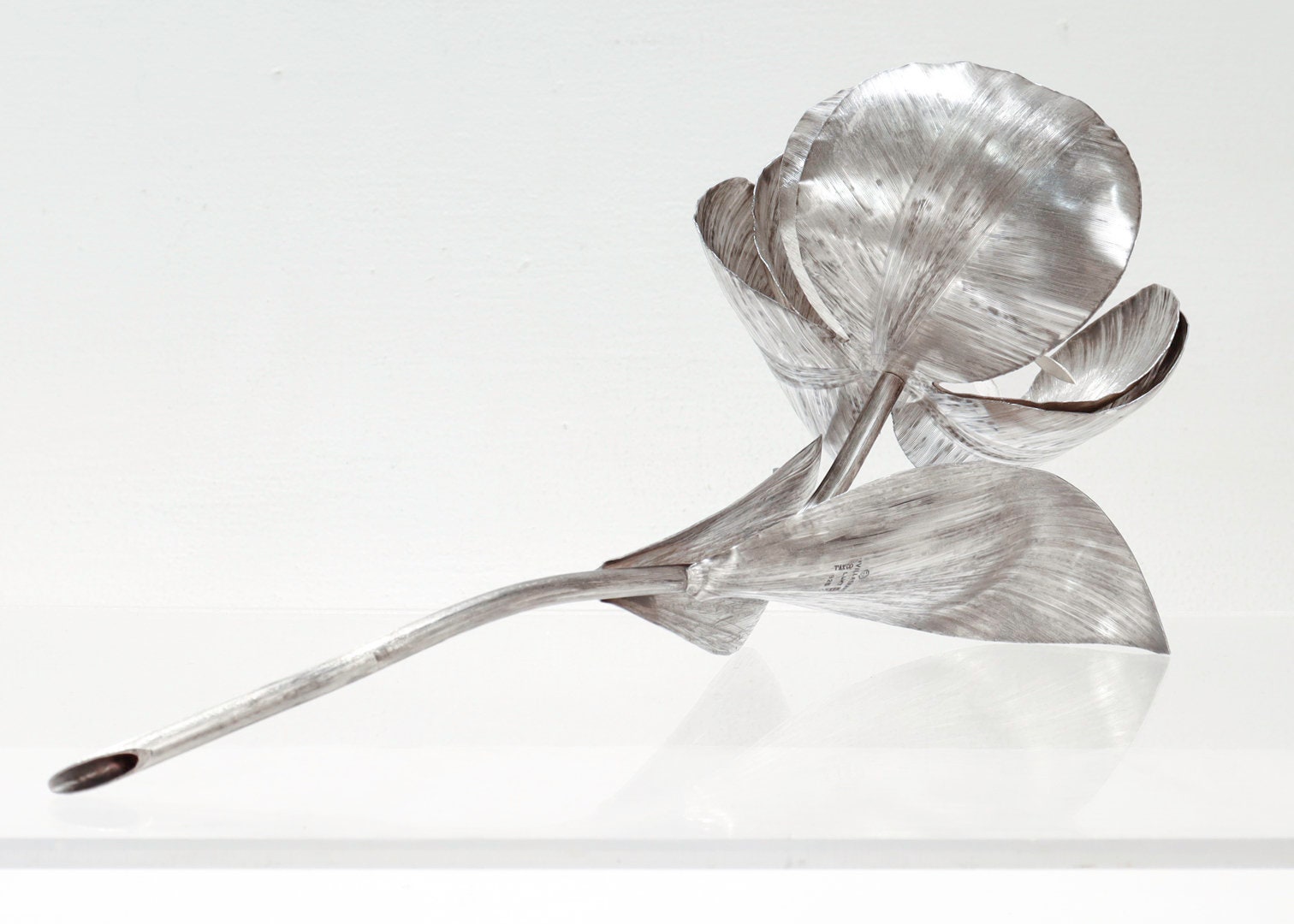 Large Taxco Sterling Silver Tulip Flower Ornament by Alfredo Vallasana ...