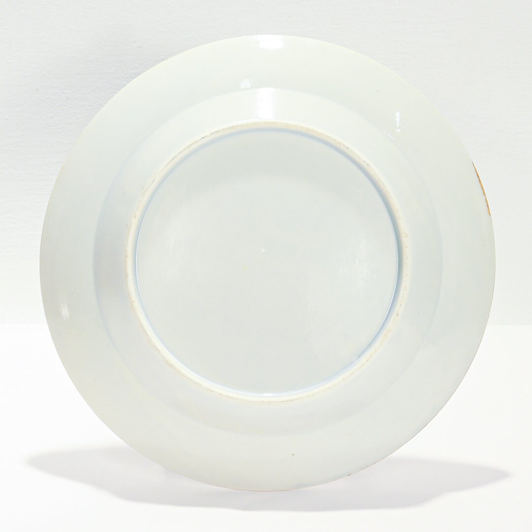 Antique Samson Chinese Export Style Porcelain Bianco Sopra Bianco Plate ...