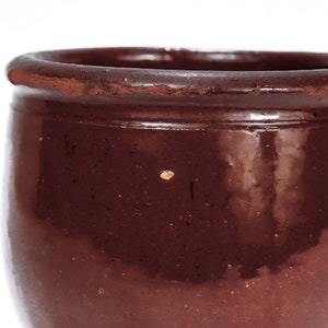 Small Antique Ovoid Mid-atlantic Redware Pottery Flower Pot - Etsy