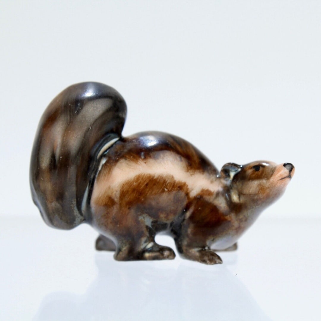 Vintage Metzler & Ortloff German Miniature Skunk Figurine - 2 - Etsy