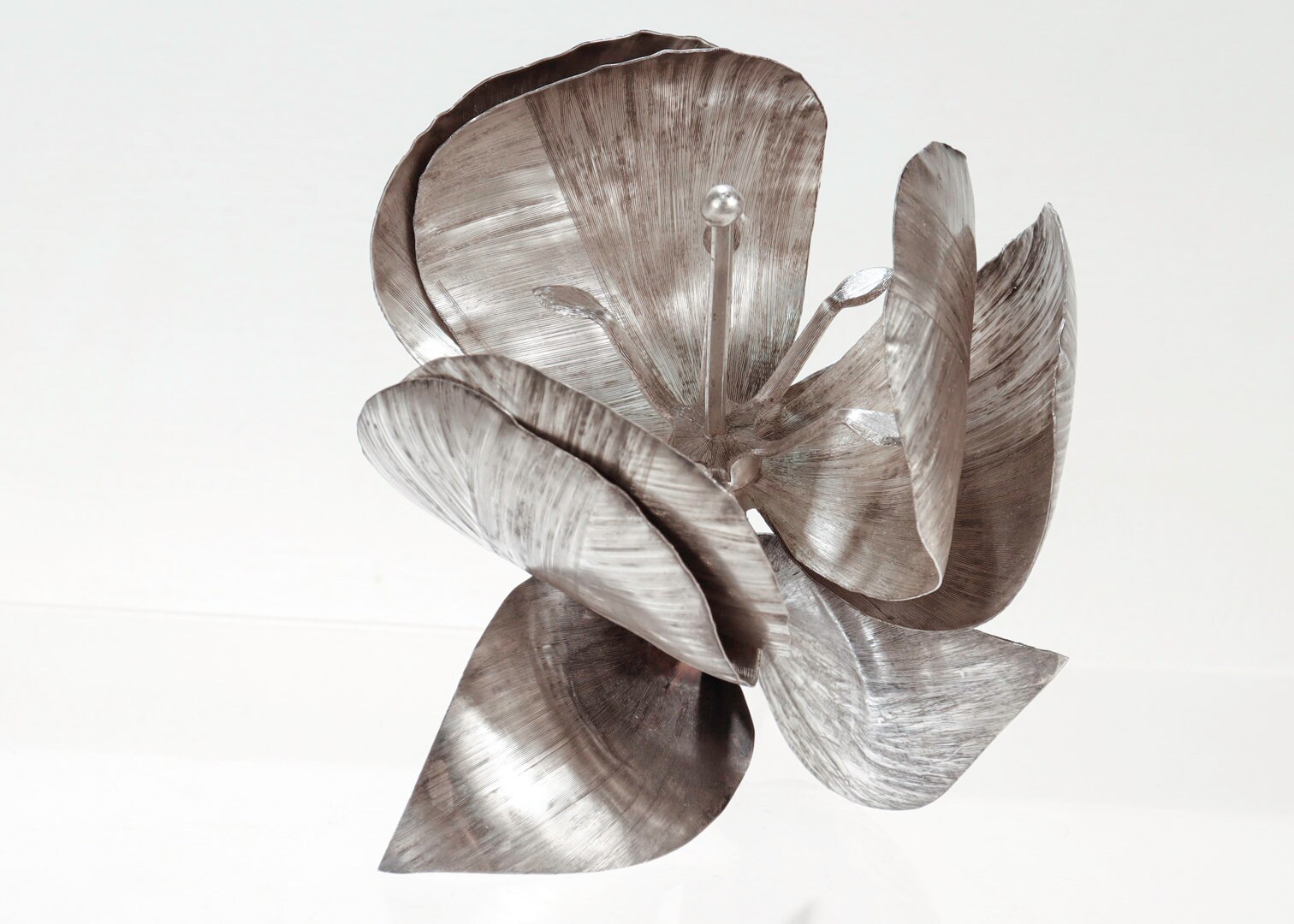 Large Taxco Sterling Silver Tulip Flower Ornament by Alfredo Vallasana ...