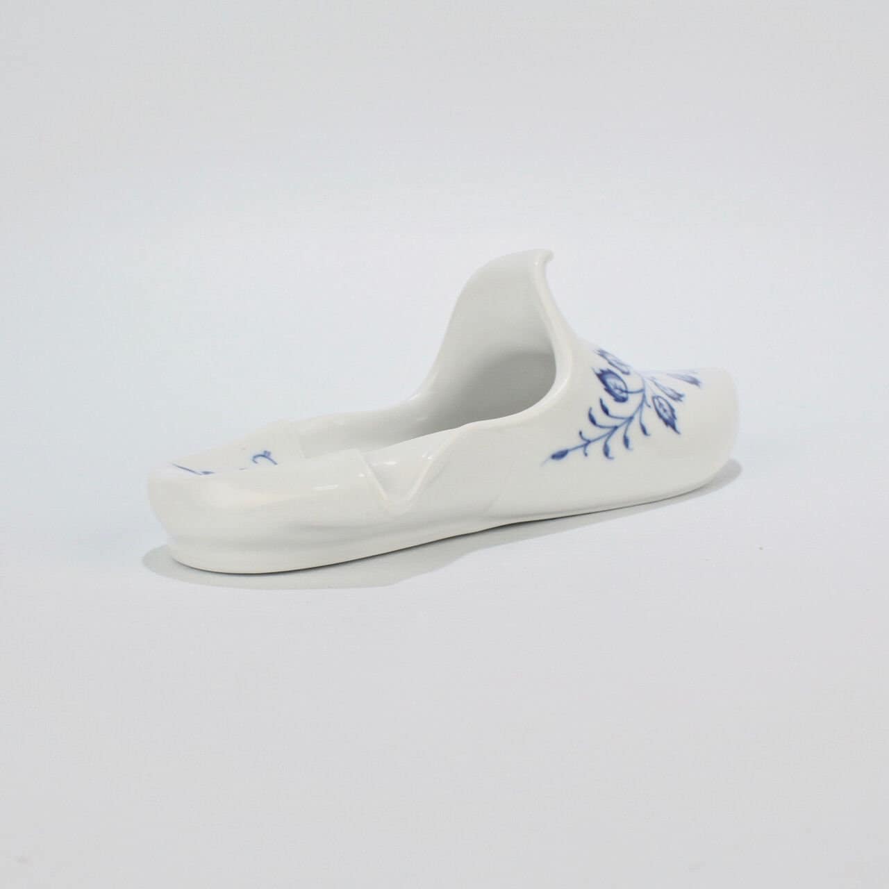 Vintage Meissen Porcelain Blue Onion Pattern Shoe or Slipper ...