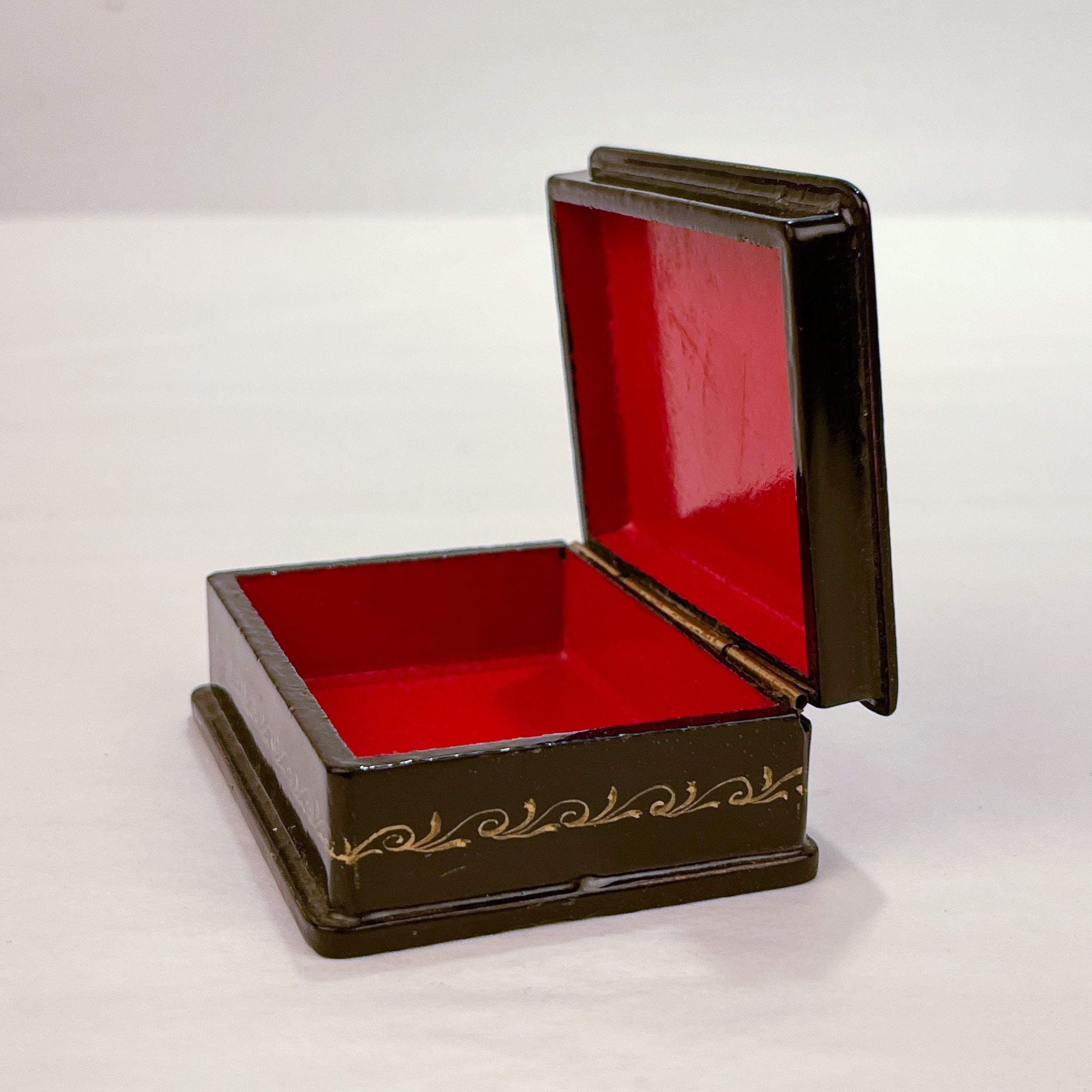 Artist Signed Vintage Russian Lacquer Box With Fairy Tale Scene - Etsy