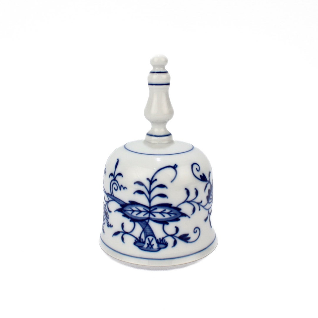 Vintage Meissen Porcelain Blue Onion Bell - Zwiebelmuster - Etsy