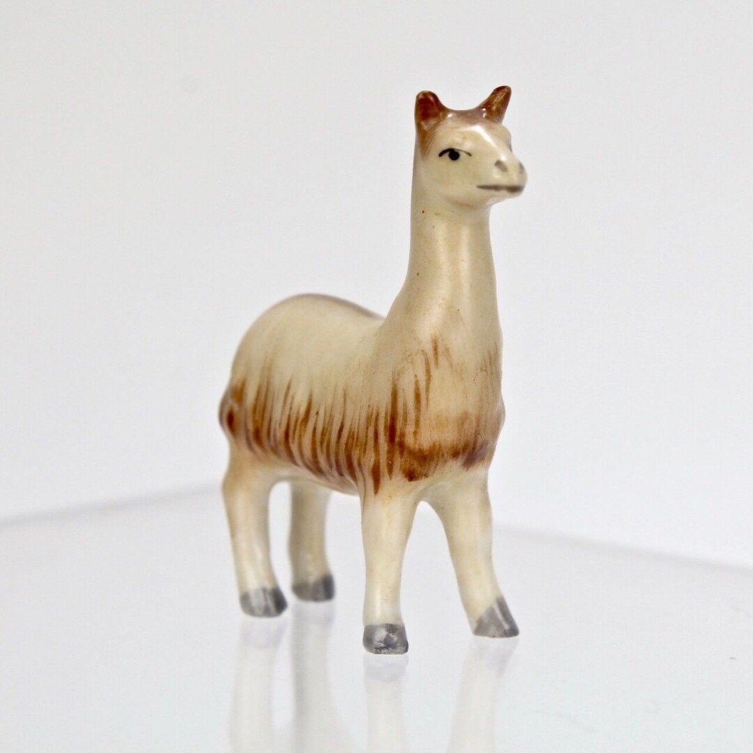 Vintage Metzler & Ortloff Miniature Llama Porcelain Figurine - Etsy