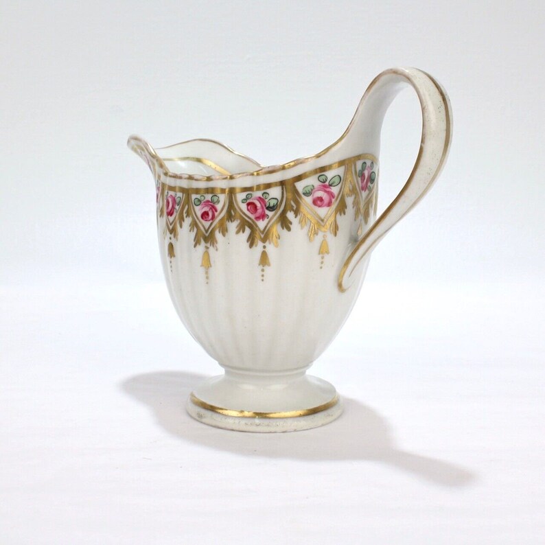 Antique 18th Century New Hall Pattern No. 83 Porcelain Creamer or Milk ...